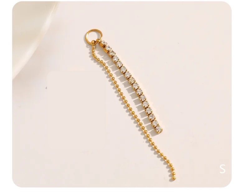 Diamond Strand Charm | Anti Tarnish Jewellery